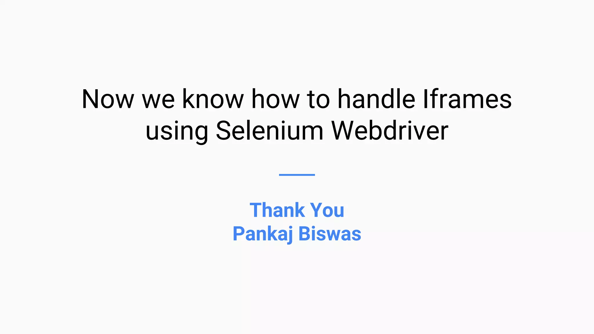 Handling Iframes Using Selenium Web Driver Pdf