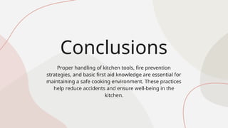 Handling Basic Kitchen Safety Practices. | PPTX