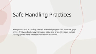 Handling Basic Kitchen Safety Practices. | PPTX