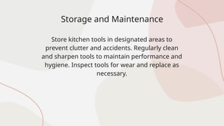 Handling Basic Kitchen Safety Practices. | PPTX
