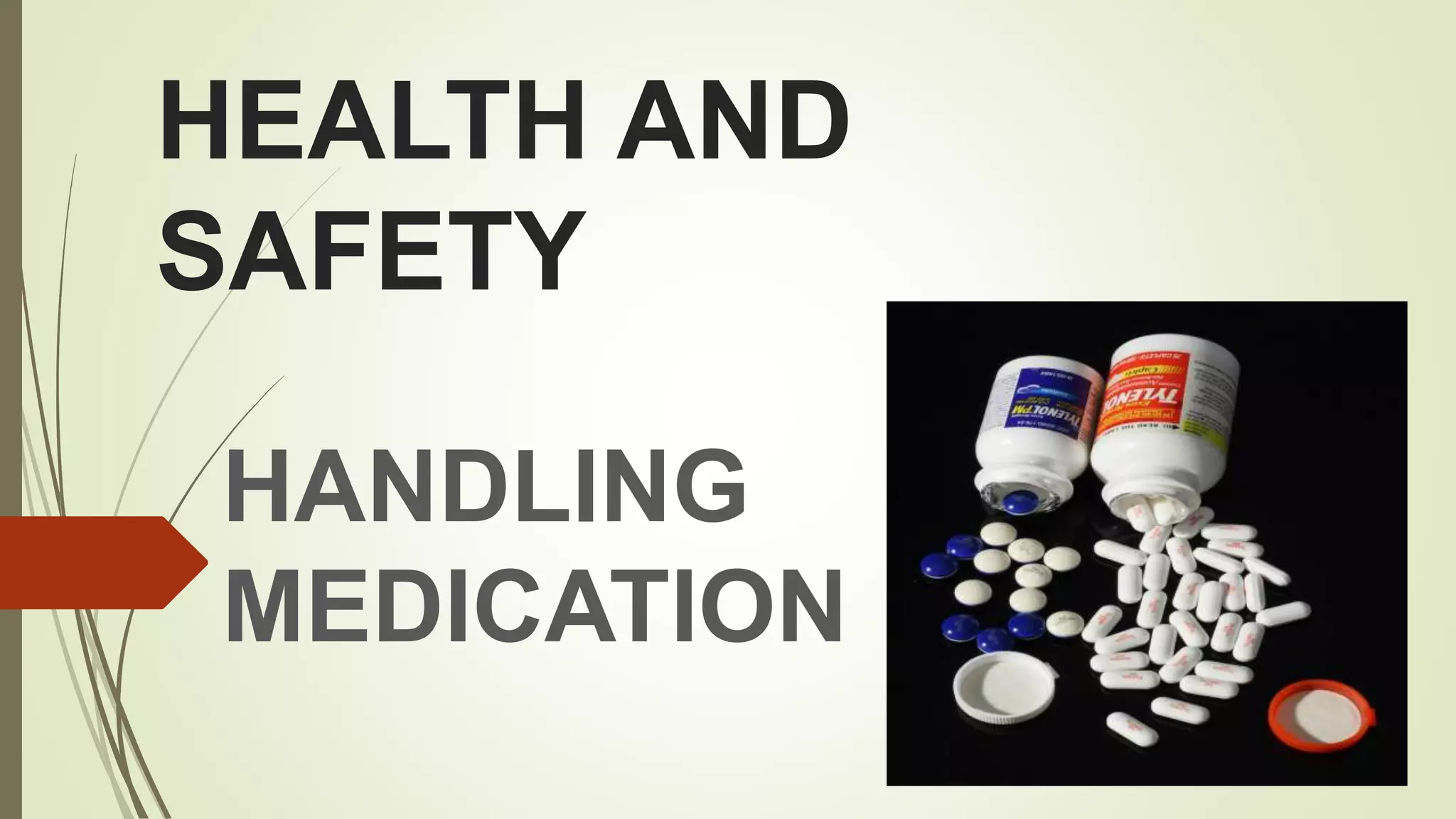 Handling medication ppt | PPTX