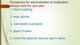 Handling medication ppt | PPTX