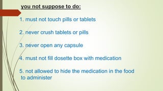 Handling medication ppt | PPTX