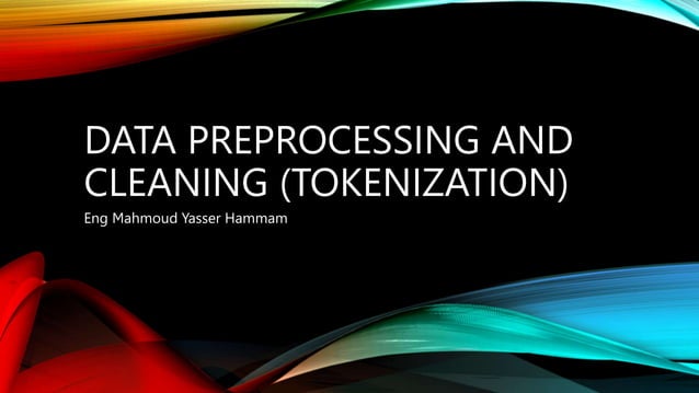 Tokenization and how to use it from scratch | PPT