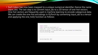Tokenization and how to use it from scratch | PPTX