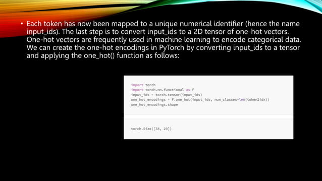 Tokenization and how to use it from scratch | PPT