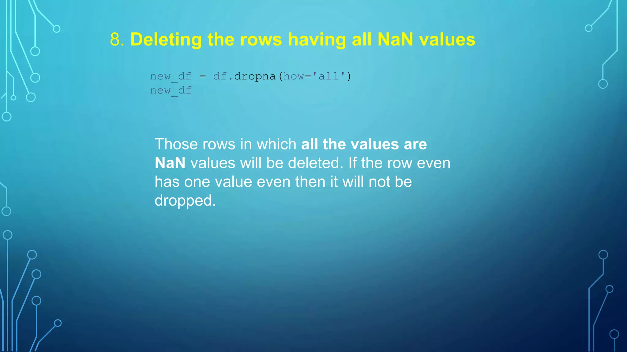 Handling Missing Values for Machine Learning.pptx | Databases | Computer Software and Applications
