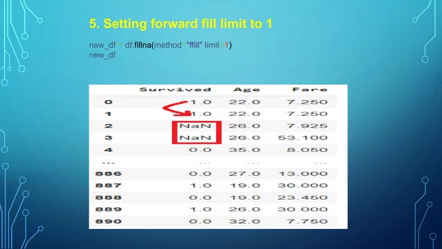 Handling Missing Values for Machine Learning.pptx | Databases | Computer Software and Applications