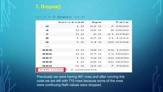 Handling Missing Values for Machine Learning.pptx | Databases ...