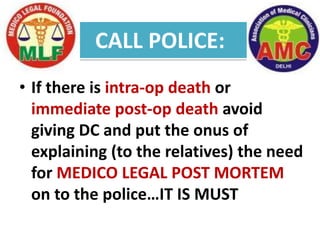 HANDLING MOB VIOLENCE AGAINST DOCTORS AND THEIR MEDICAL ESTABLISHMENT ...