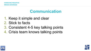 Handling negative media coverage | PPTX