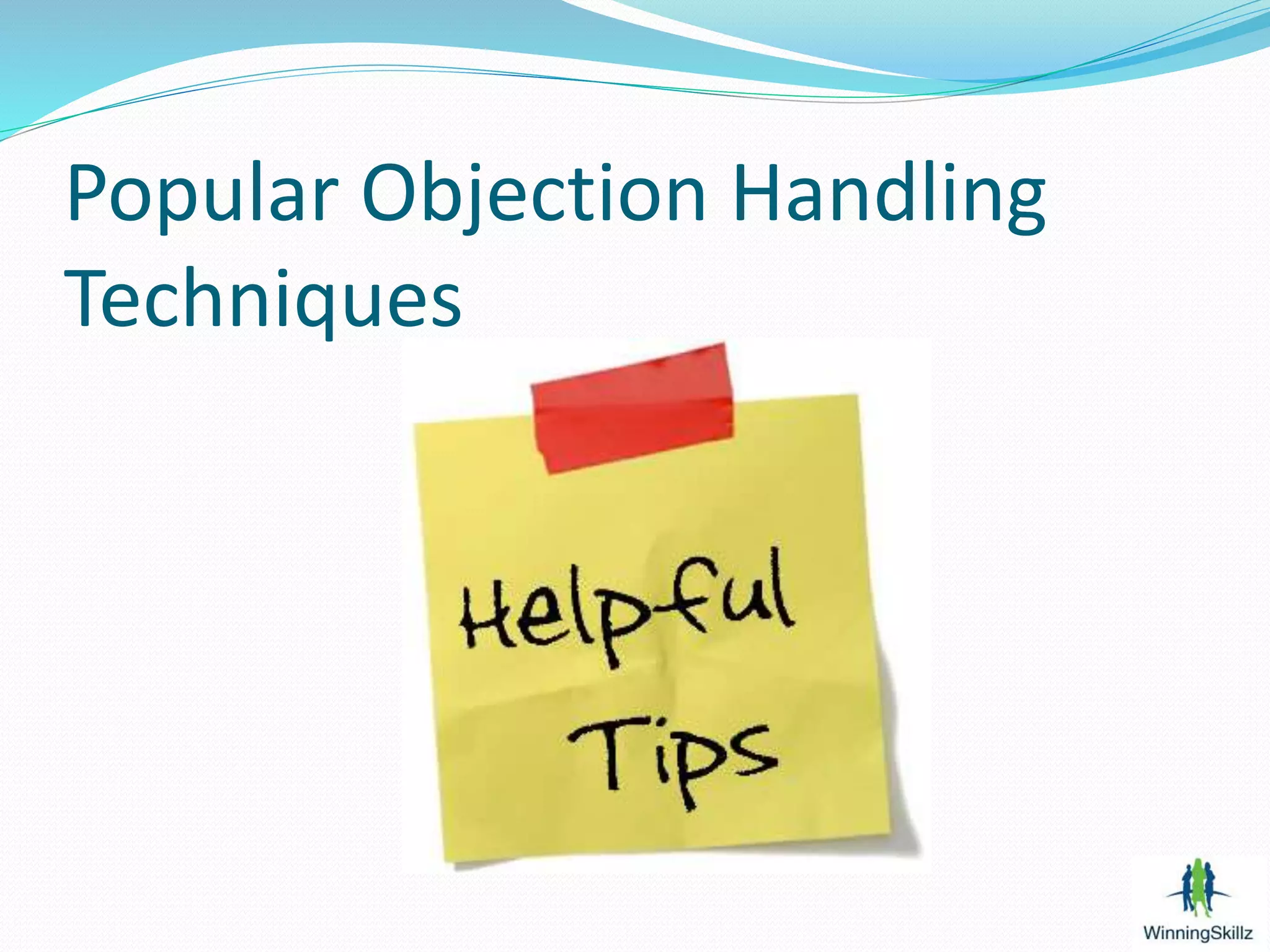 Handling objection | PPTX