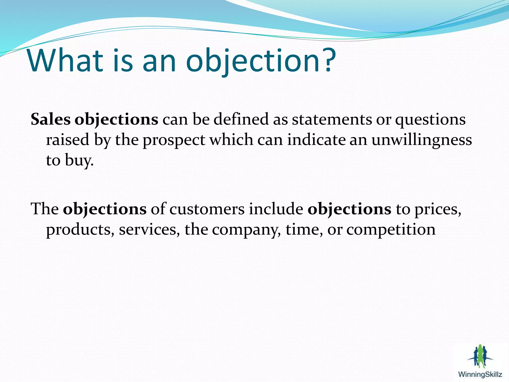 Handling objection | PPTX