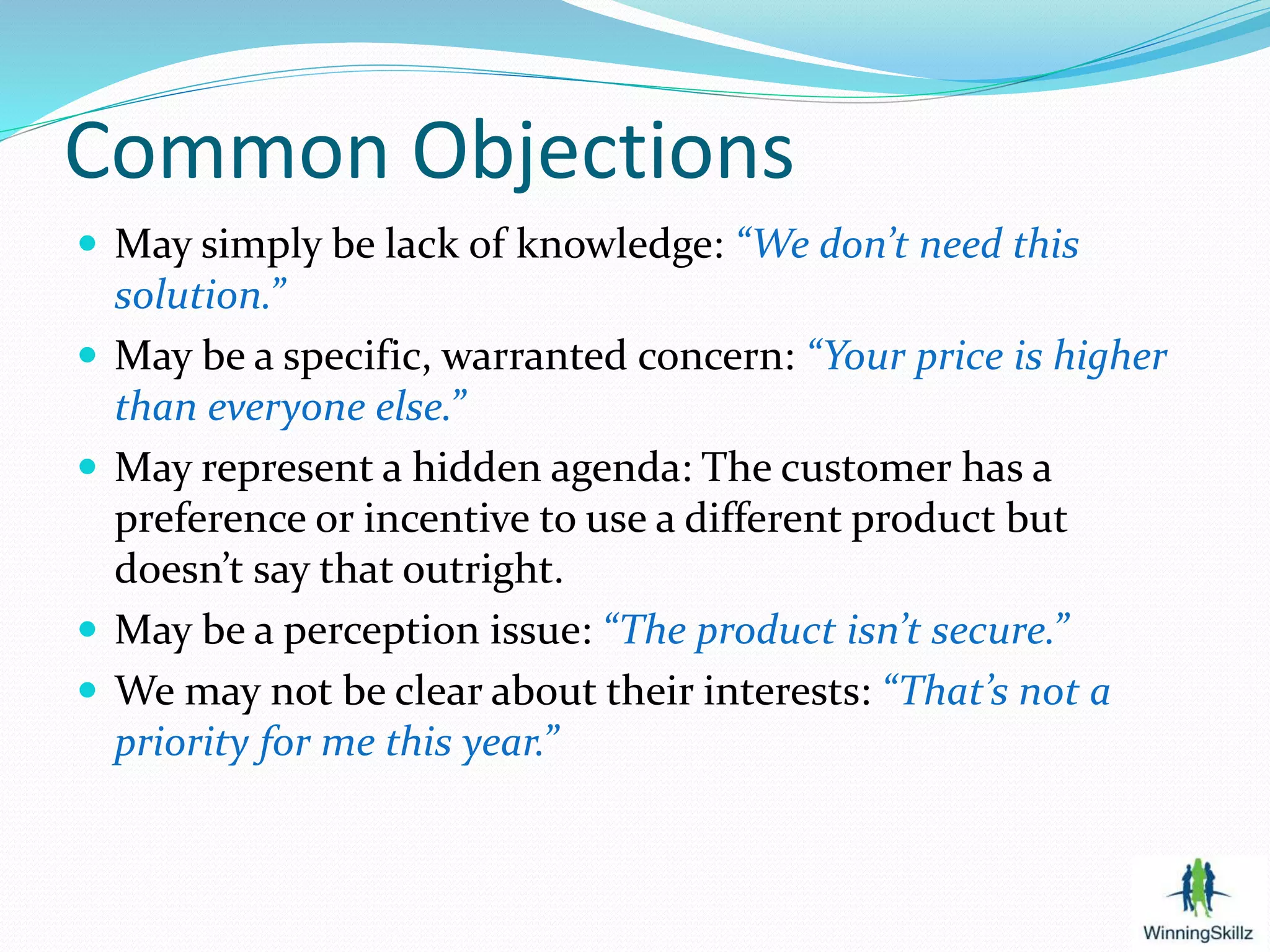 Handling objection | PPTX