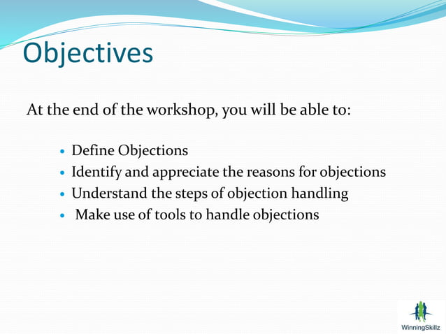 Handling objection | PPTX