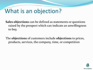 Handling objection | PPTX