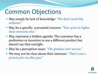 Handling objection | PPTX