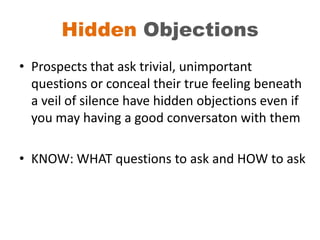 Handling objections | PPTX
