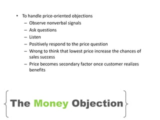 Handling objections | PPTX