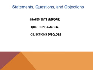 Handling objections | PPTX