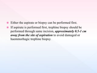 processing of bone marrow trephine biopsy | PPTX