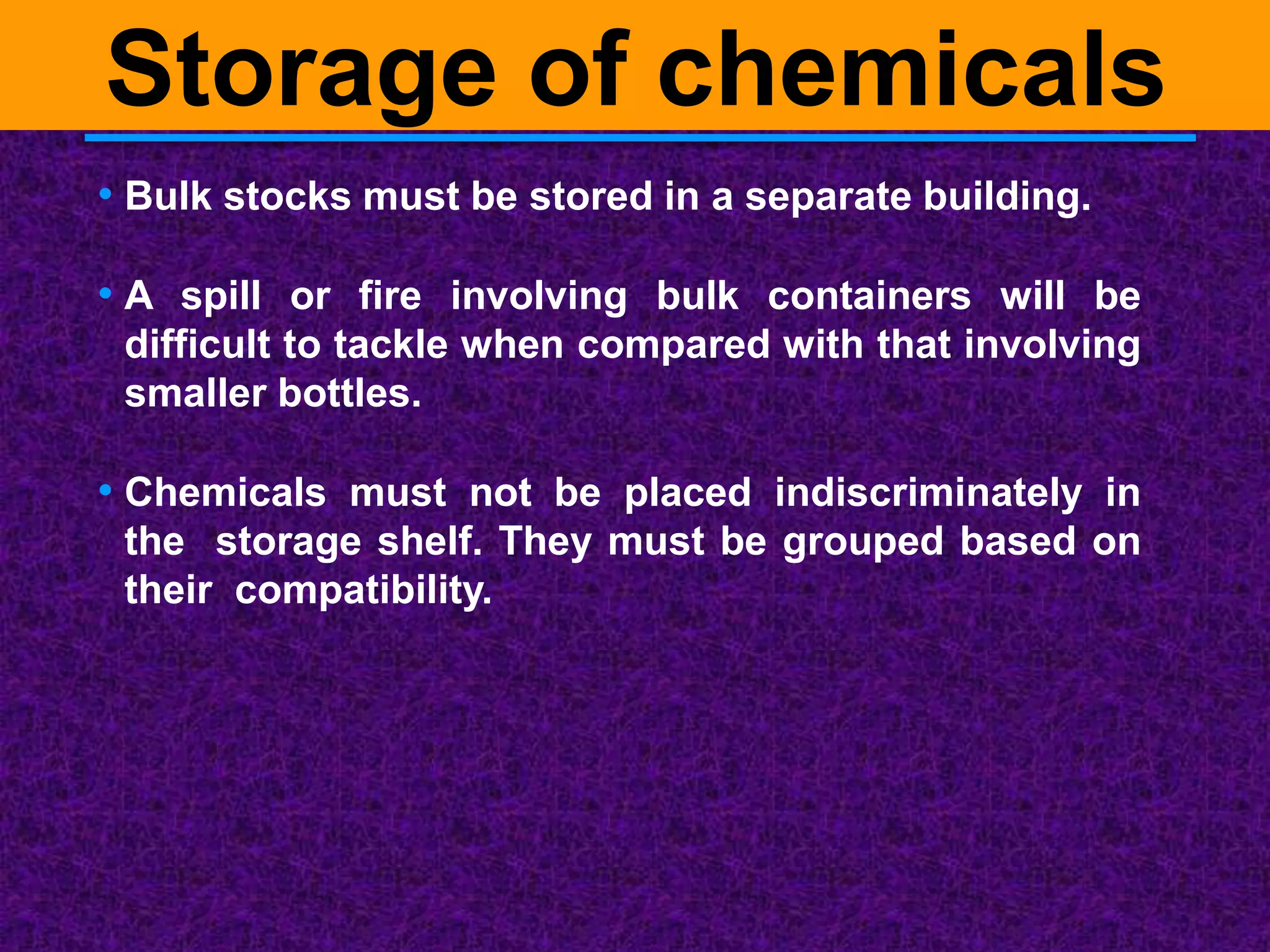 Handling of chemicals saftly | PPT