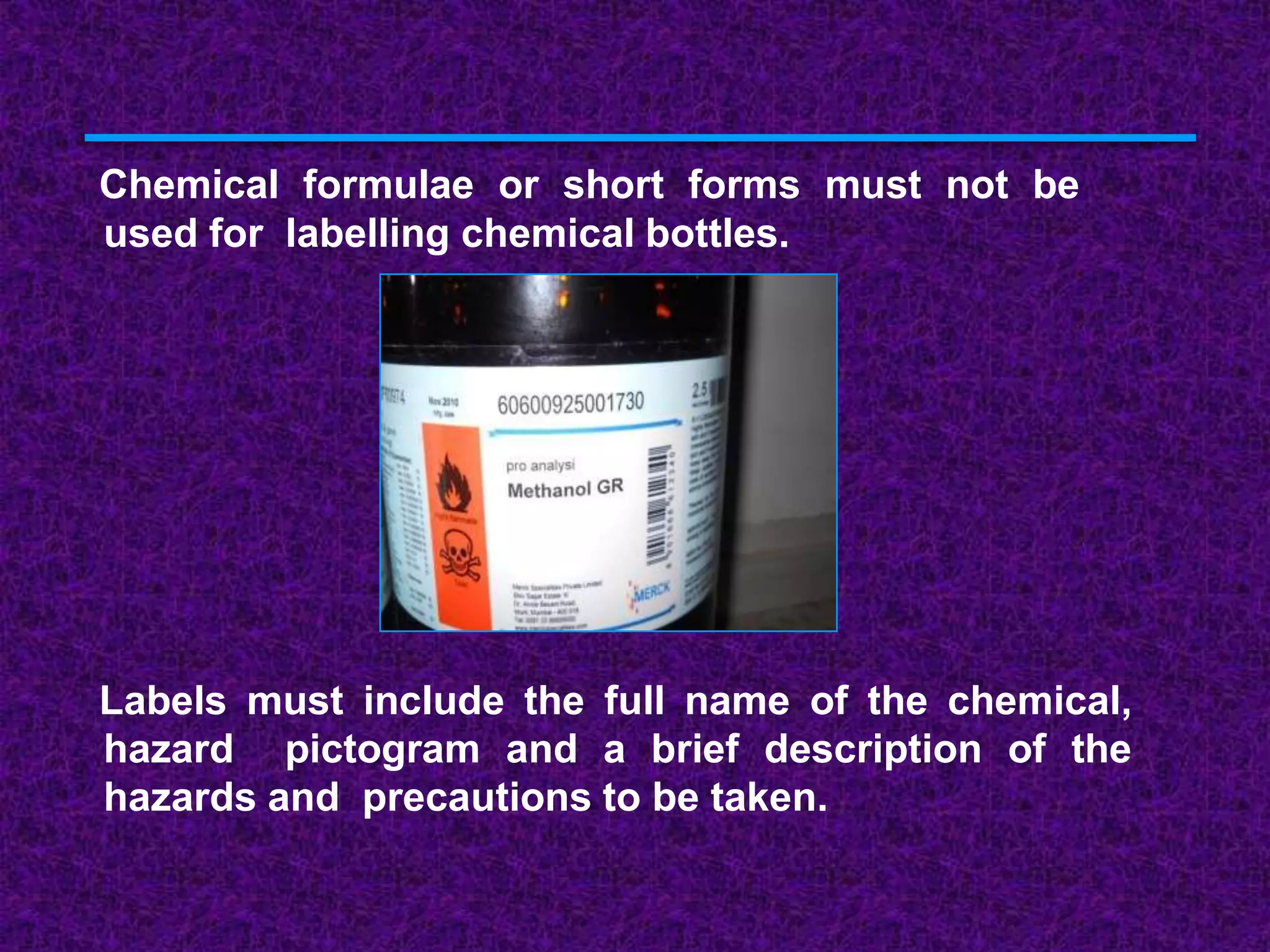 Handling of chemicals saftly | PPT