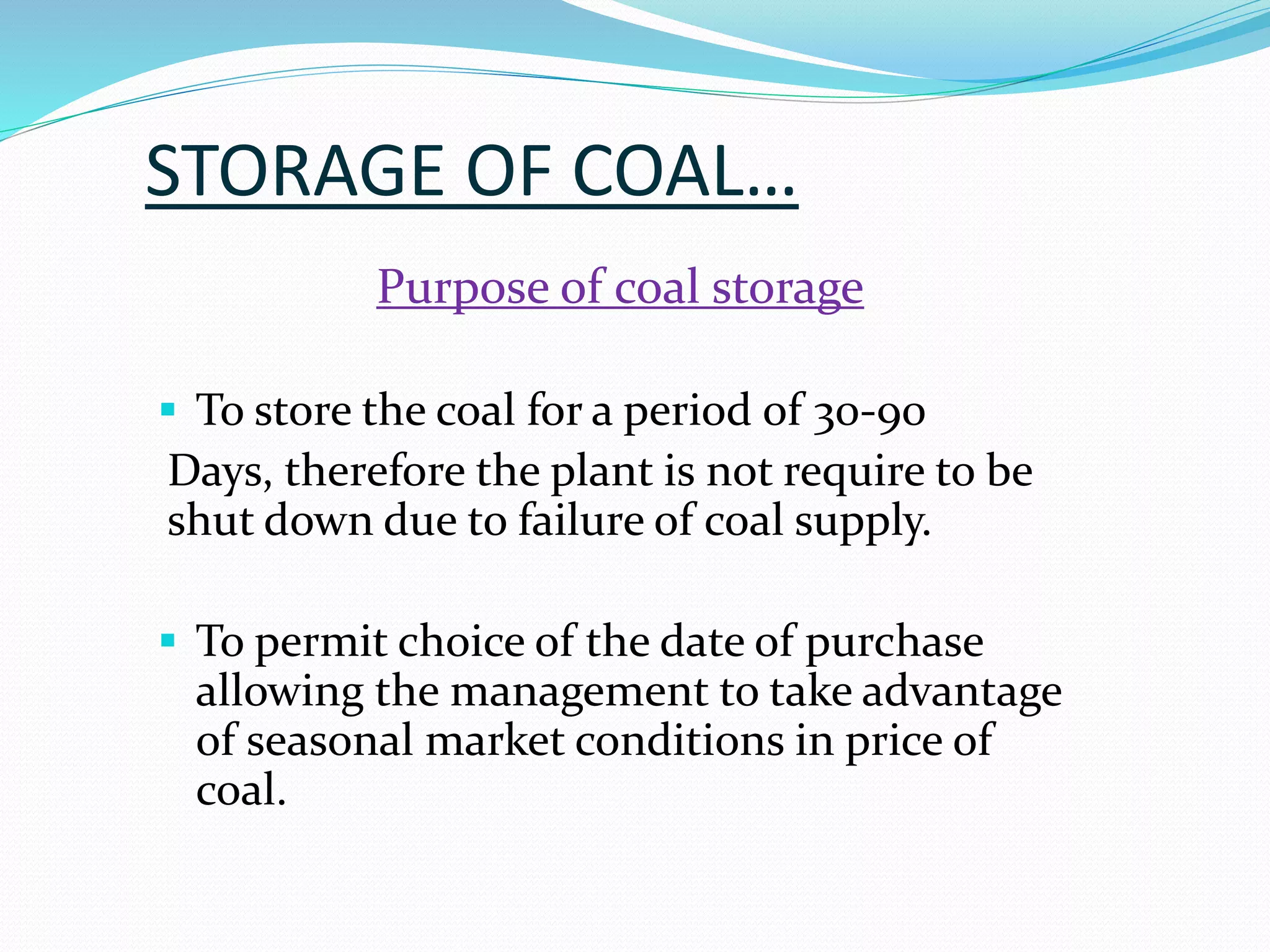 Handling of coal in thermal power plant | PPTX