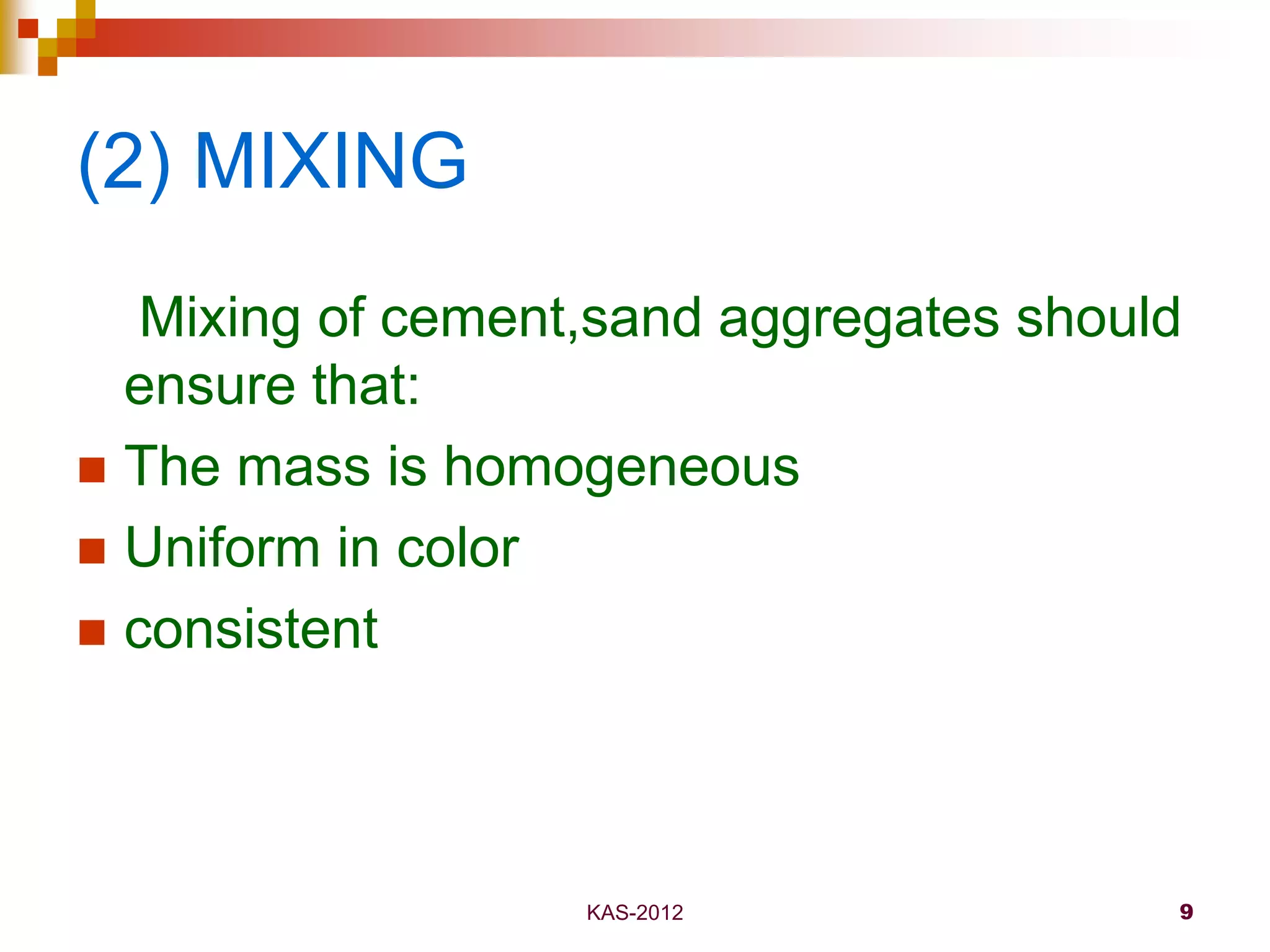 Handling of Concrete | PDF