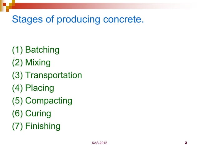 Handling of Concrete | PDF