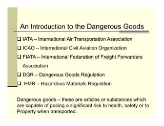 Handling of dangerous goods [compatibility mode] | PDF