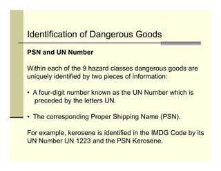 Handling of dangerous goods [compatibility mode] | PDF