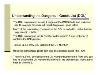Handling of dangerous goods [compatibility mode] | PDF