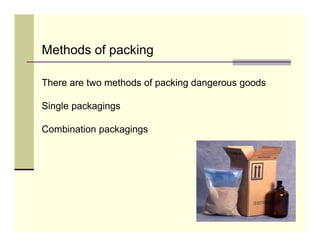Handling of dangerous goods [compatibility mode] | PDF