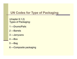 Handling of dangerous goods [compatibility mode] | PDF
