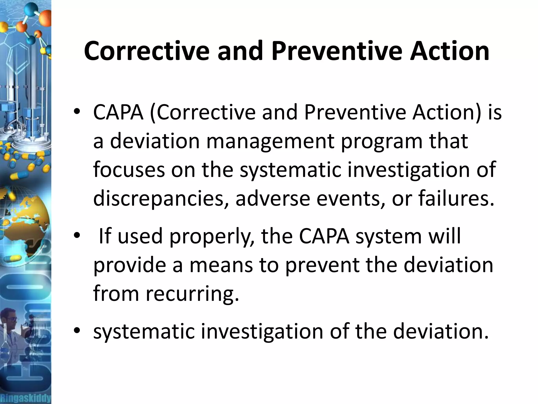 GMP Training: Handling of deviation | PPTX | Manufacturing Industry ...