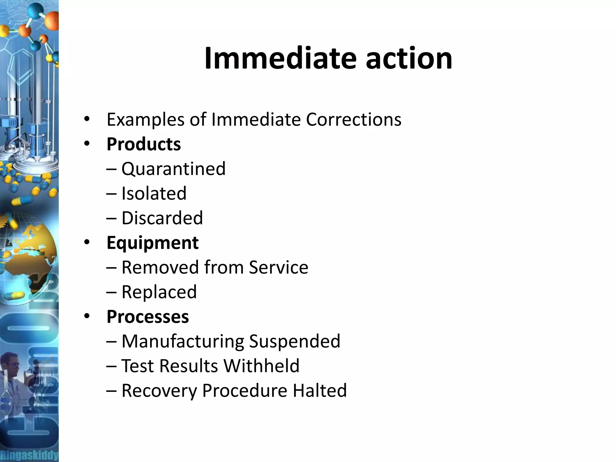 GMP Training: Handling of deviation | PPTX