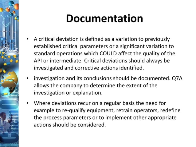 GMP Training: Handling of deviation | PPTX | Manufacturing Industry ...