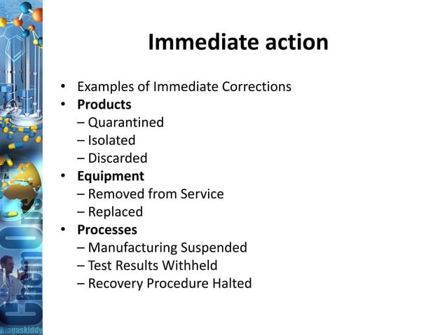GMP Training: Handling of deviation | PPTX | Manufacturing Industry | Industries
