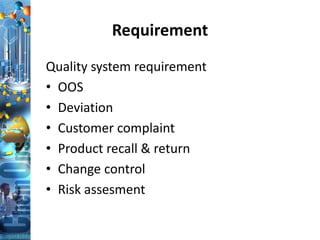 GMP Training: Handling of deviation | PPTX