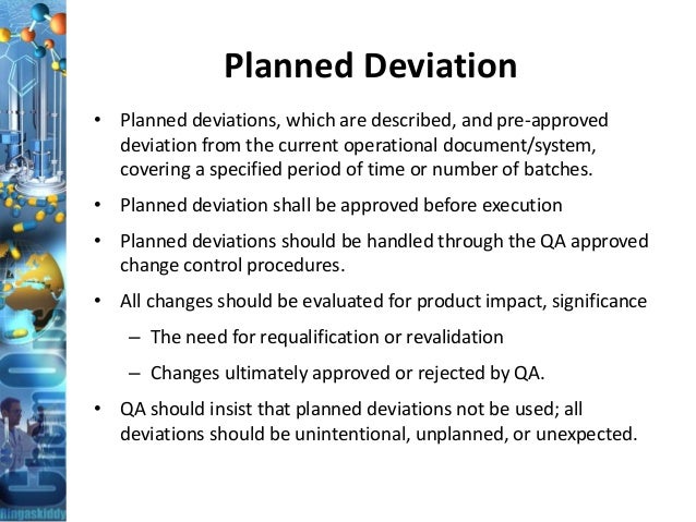 GMP Training: Handling of deviation