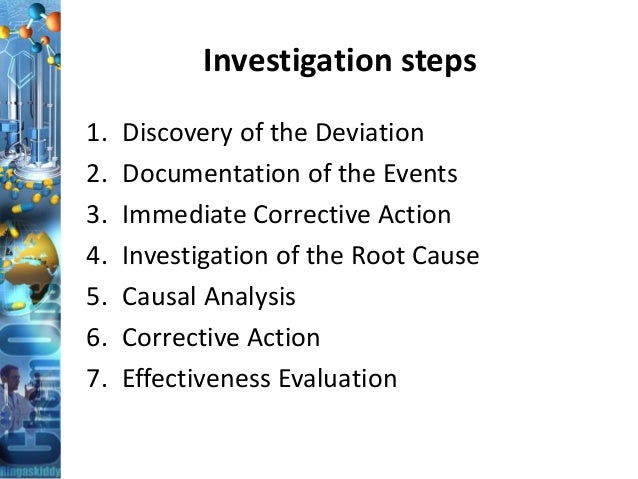 GMP Training: Handling of deviation