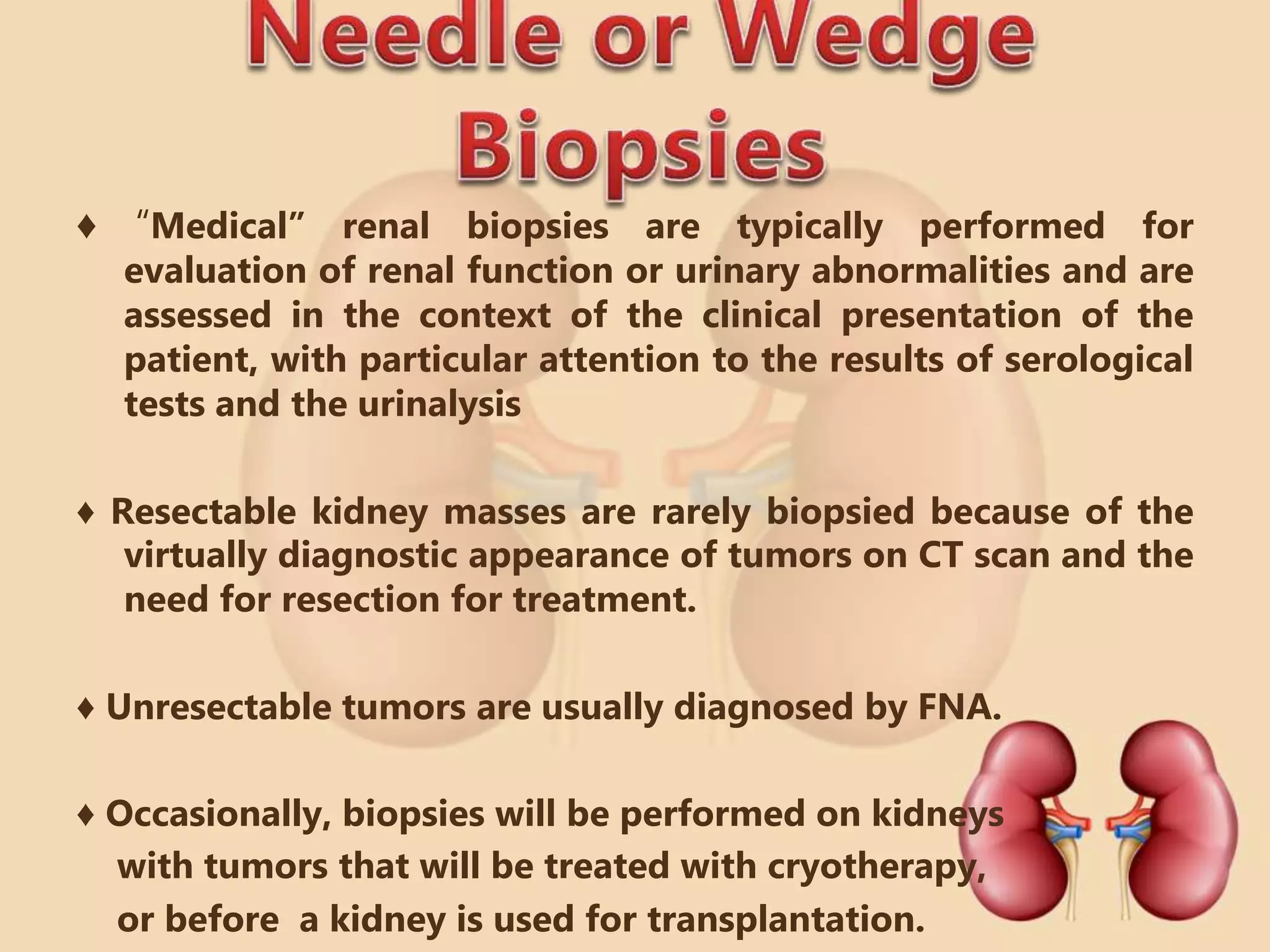 Handling of kidney specimen | PPTX