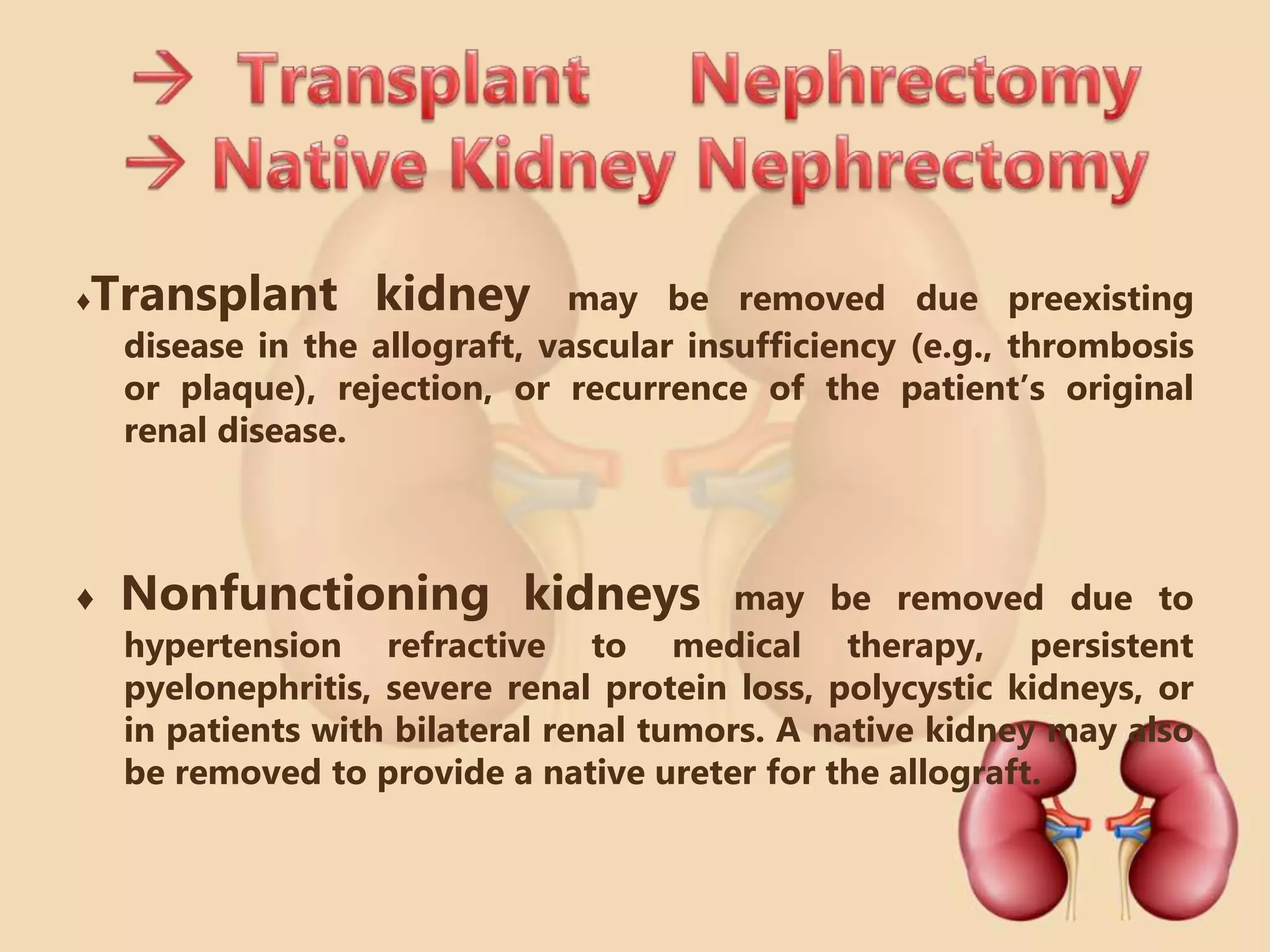Handling of kidney specimen | PPTX