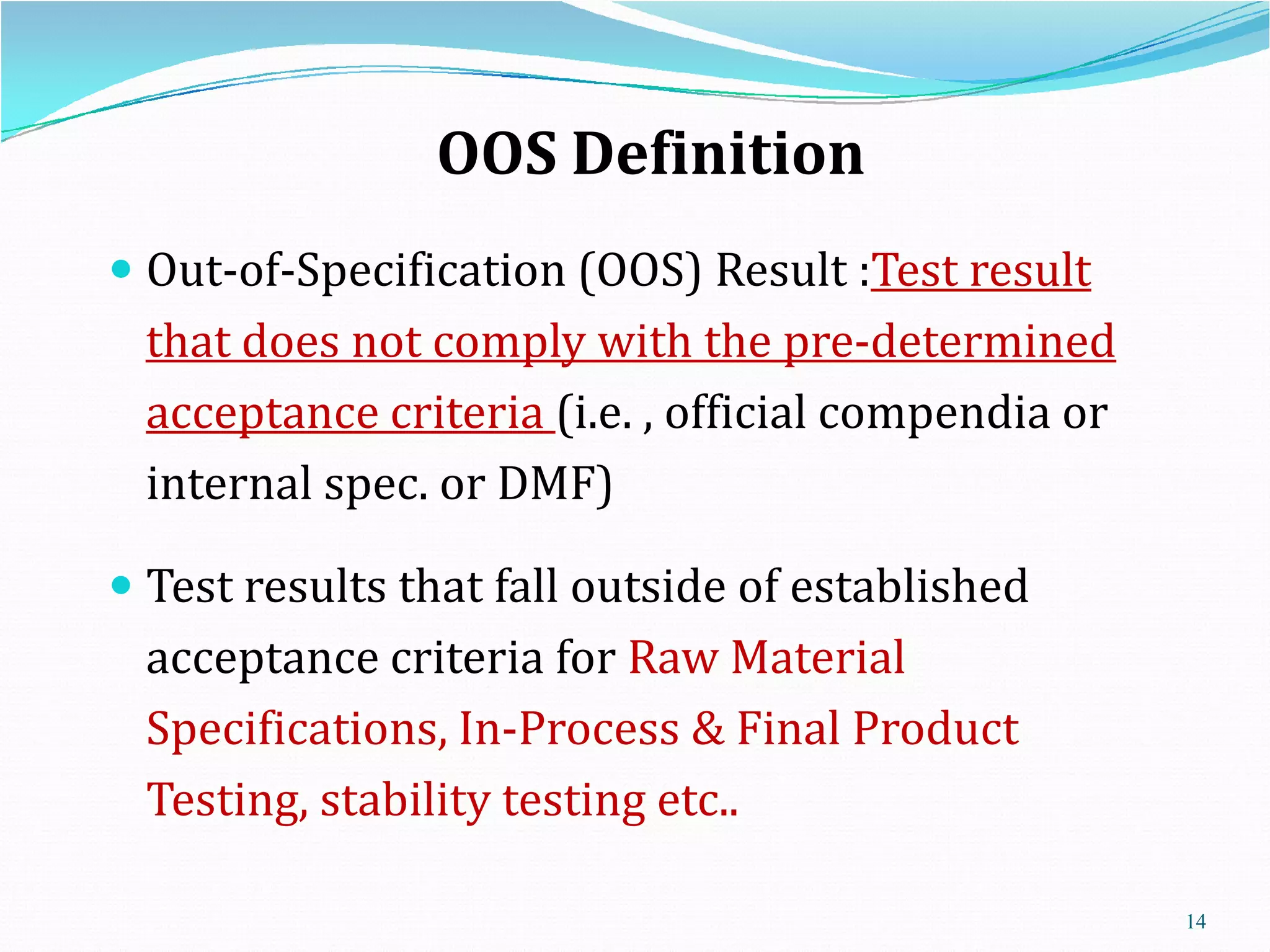 Handling of OOS Dr.A. Amsavel | PDF