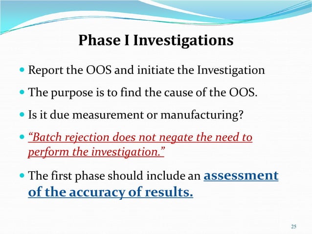 Handling of OOS Dr.A. Amsavel | PDF | Chemistry | Science