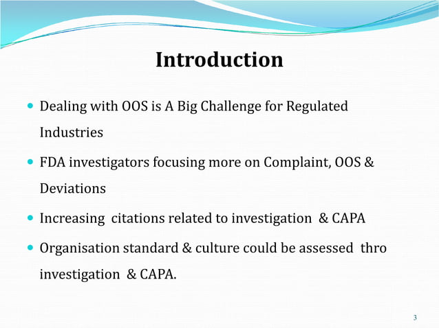 Handling of OOS Dr.A. Amsavel | PDF | Chemistry | Science