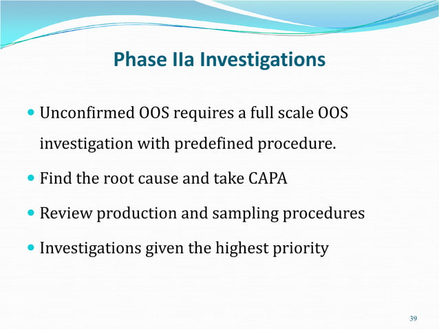 Handling of OOS Dr.A. Amsavel | PDF | Chemistry | Science