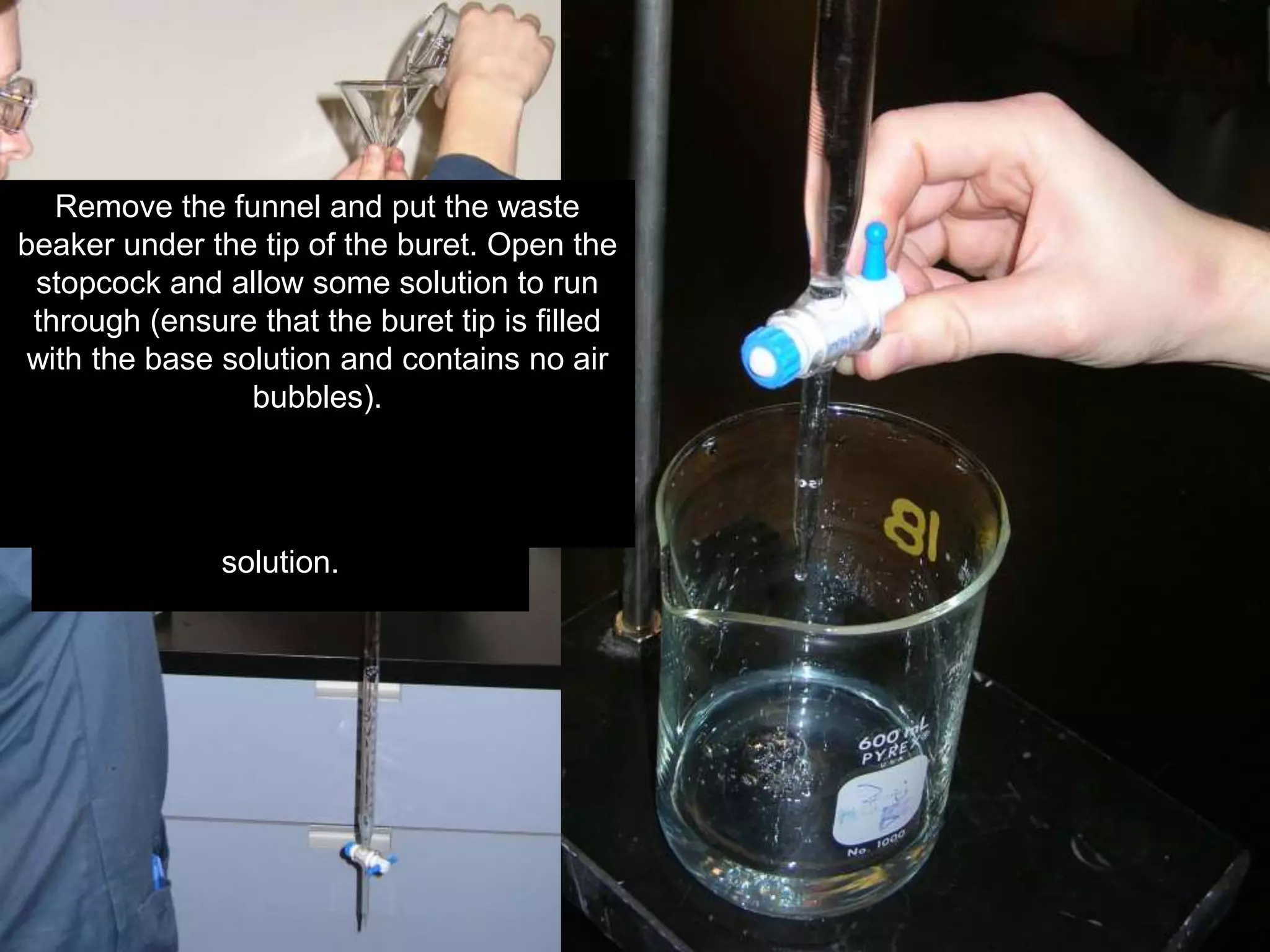 Handling of pipette ,buret,separatory funnnel, graduated cylinder | PPT