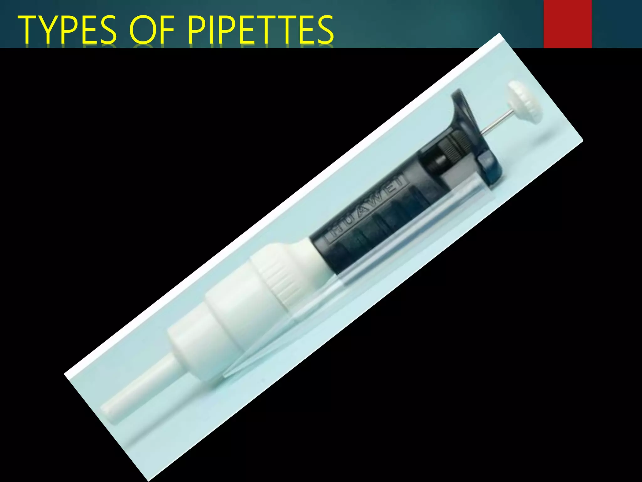 Handling of pipette ,buret,separatory funnnel, graduated cylinder | PPT
